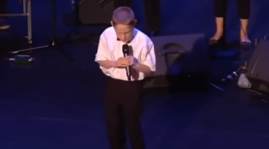 A 10-Year-Old Blind Boy With Autism Sings: "Open Your Eyes To My Heart."